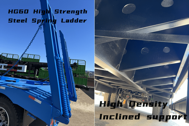 Tri Axle Heavy Load Drop Deck Semi Trailer for Sale in Zimbabwe