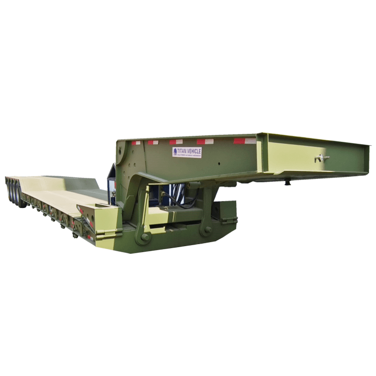 4 Axle 80 Ton Removable Gooseneck Trailer for Sale in Zimbabwe